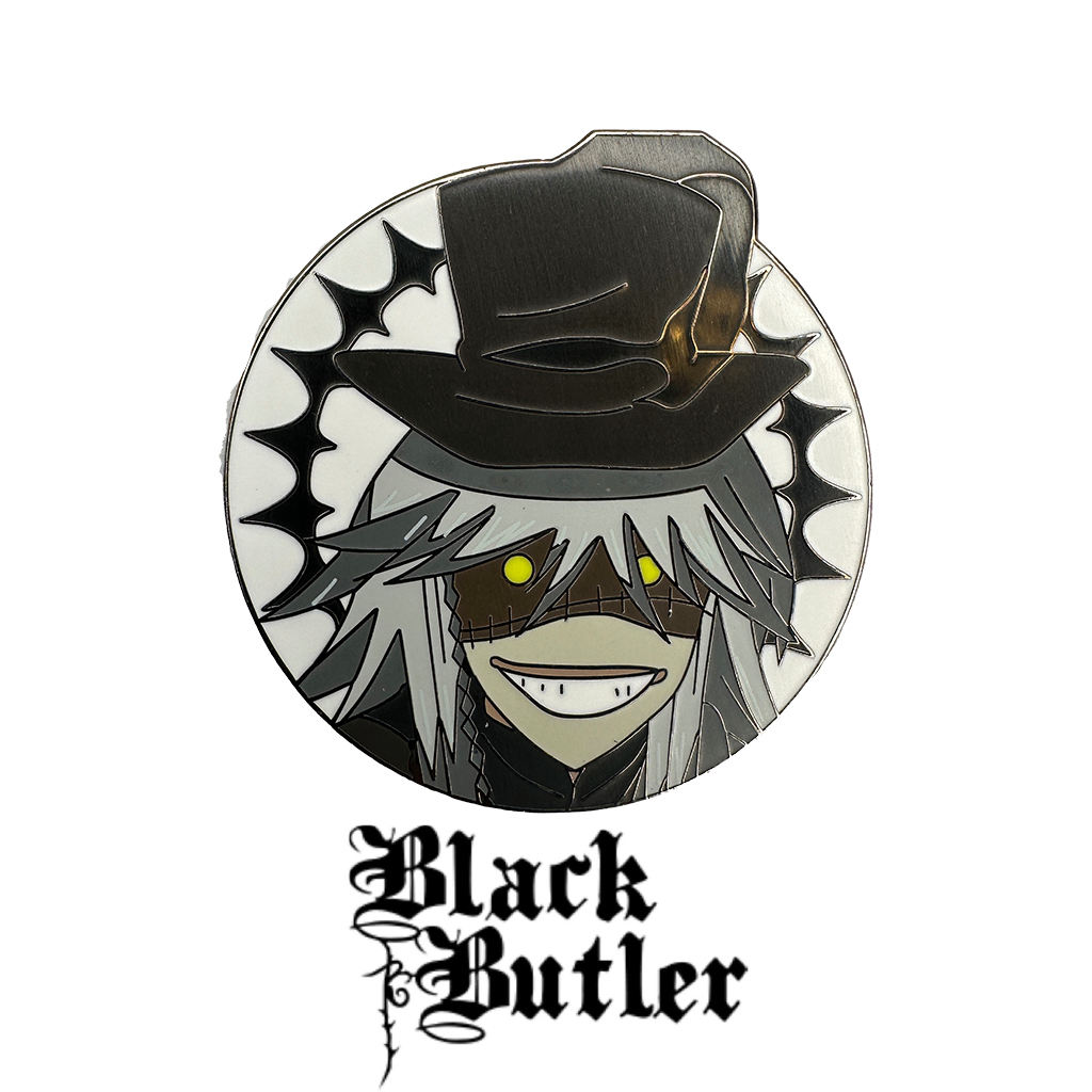TiBS BLACK BUTLER - UNDERTAKER ENAMEL PiN – PiNS ON FiRE