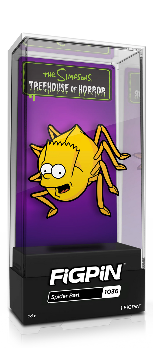 FiGPiN THE SiMPSONS TREEHOUSE OF HORROR SPiDER BART #1036 – PiNS ON FiRE
