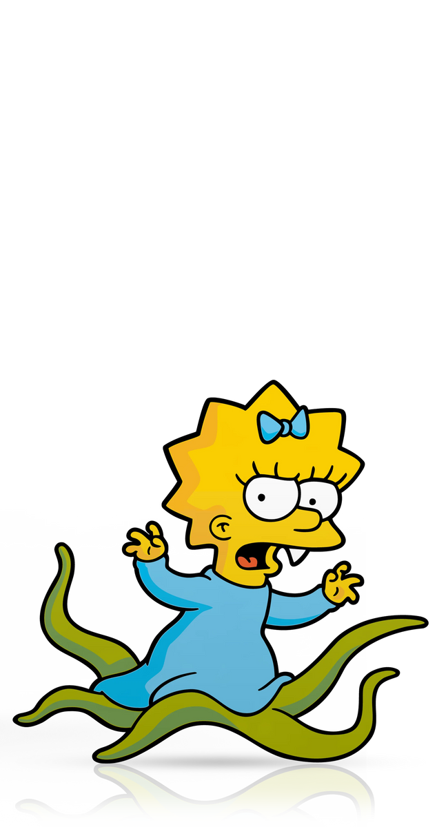 Maggie Simpson Transparent